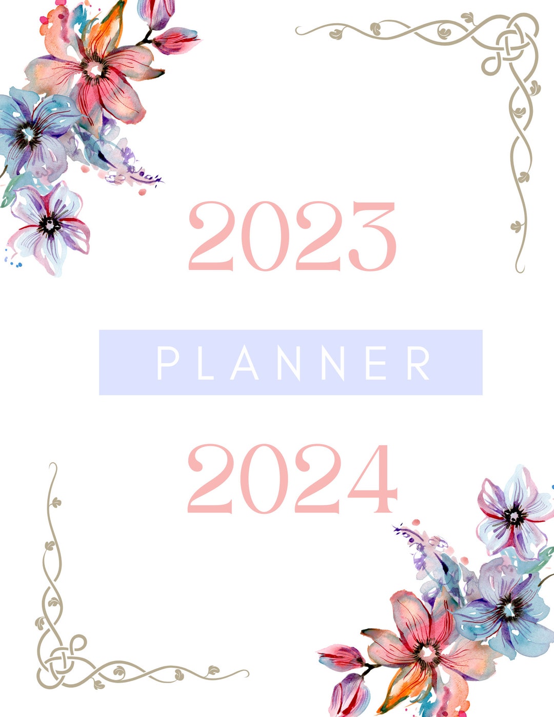 Digital or Print 2023-2024 Planner - 31 Pages! Budget Tracker, Savings ...