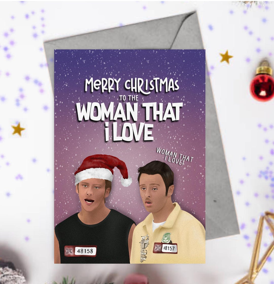 Funny TV Celebrity X Factor Ant and Seb Christmas Card Wife Girlfriend ...