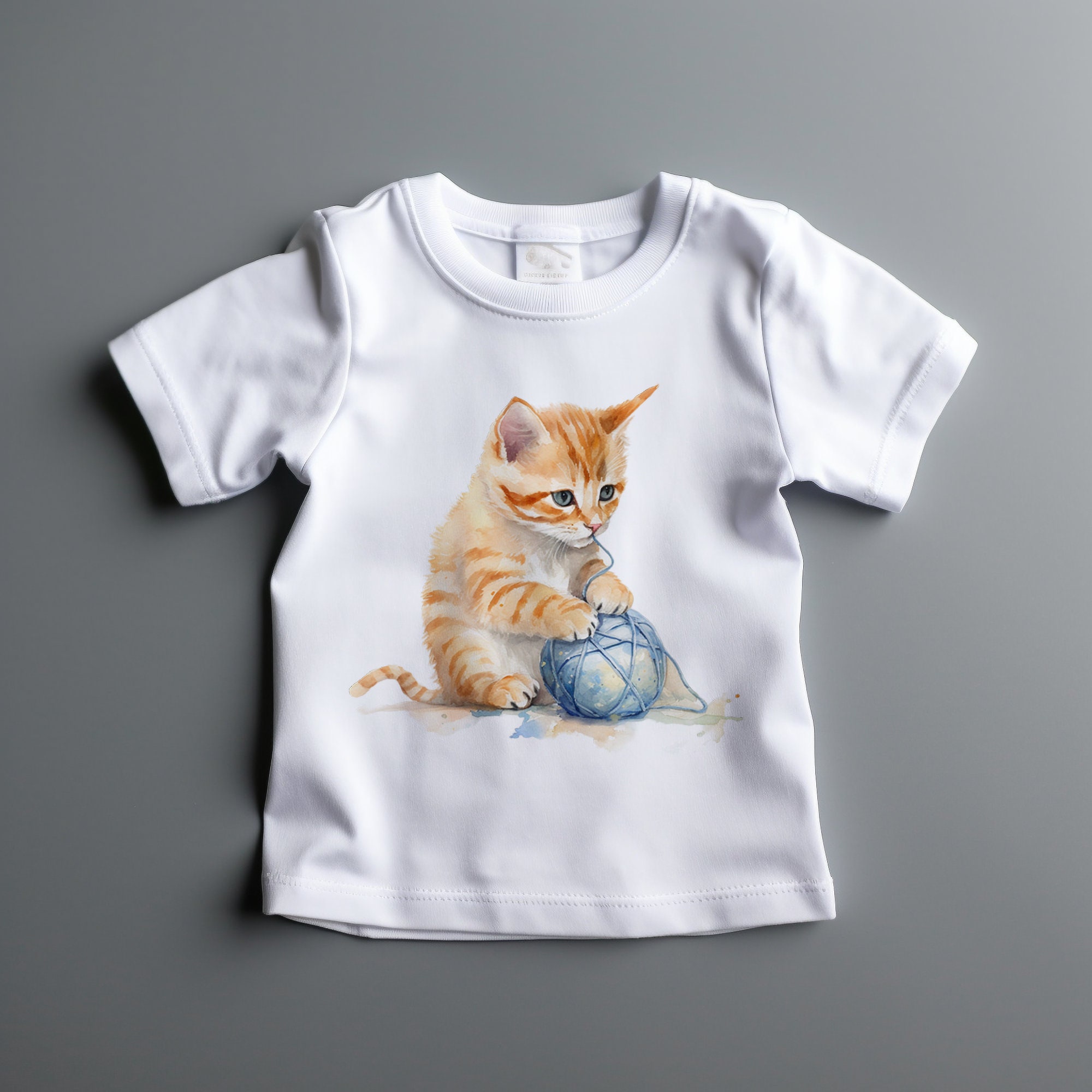 Watercolor Cat Clipart PNG Kitten Clipart Collection, Watercolor ...