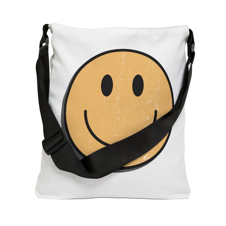 Bright Cheerful Smiley Face Tote Bag AOP - Etsy