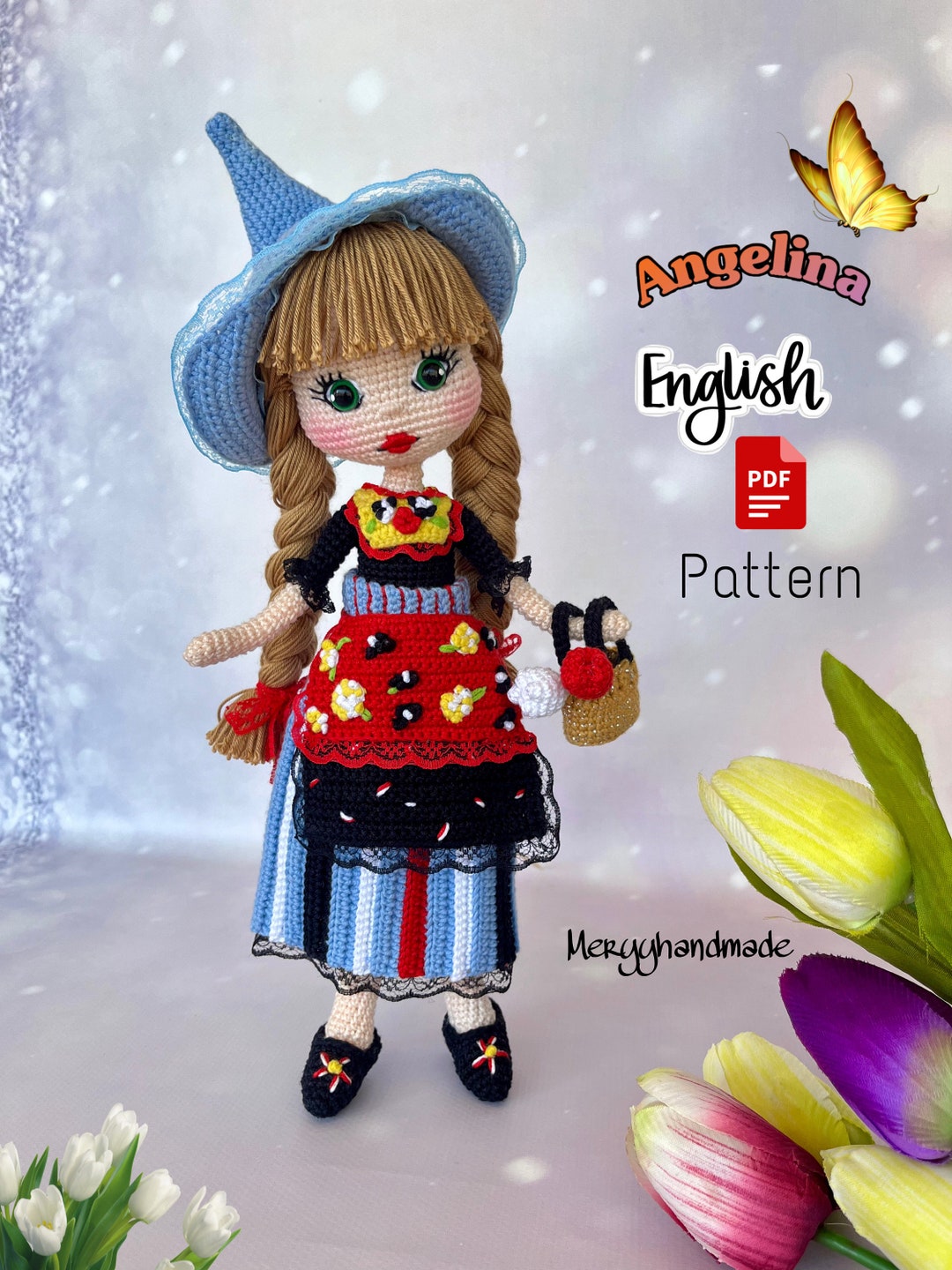 Angelina Doll Pattern Tutorial Amigurumi English Pdf PDF Crochet ...