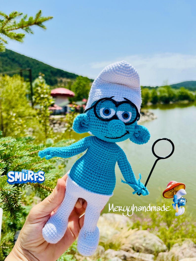 CROCHET PATTERN Blue Gnome Toy / Amigurumi Tutorial PDF File Amigurumi ...