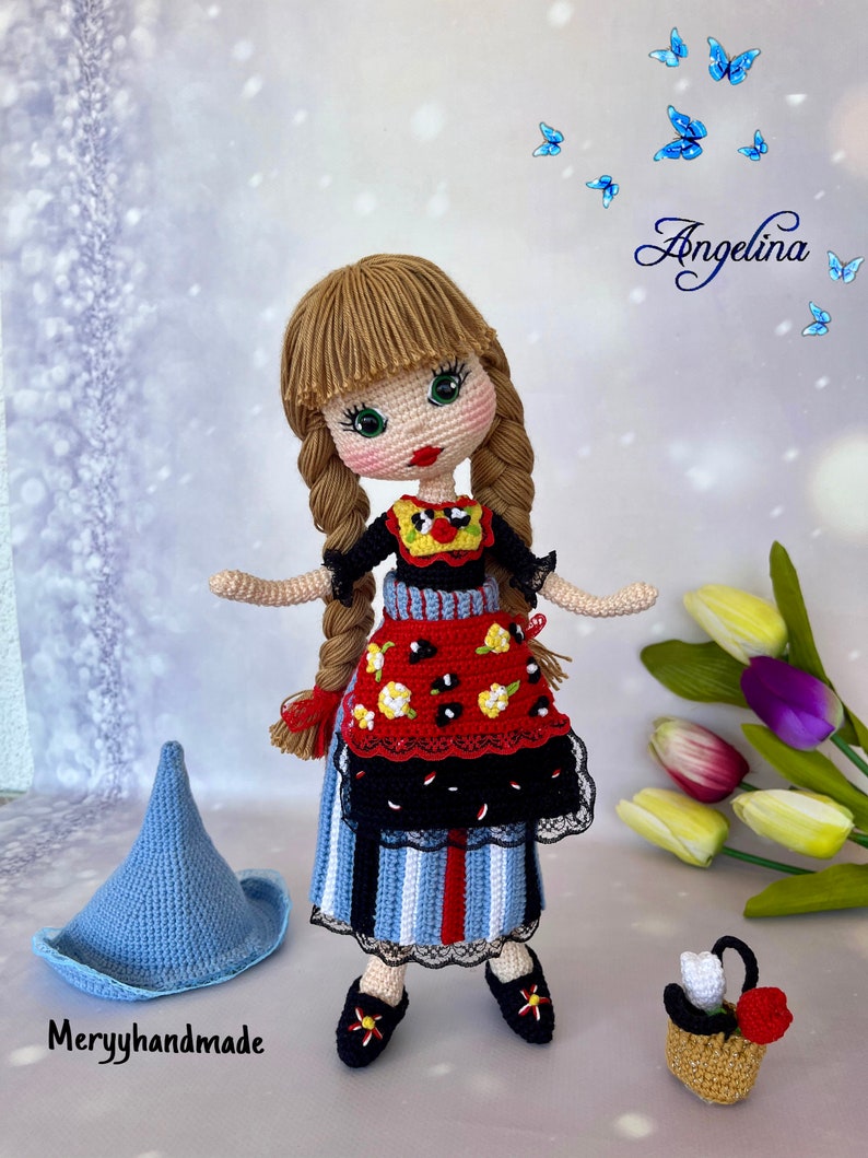 Angelina Doll Pattern Tutorial Amigurumi English Pdf PDF Crochet ...
