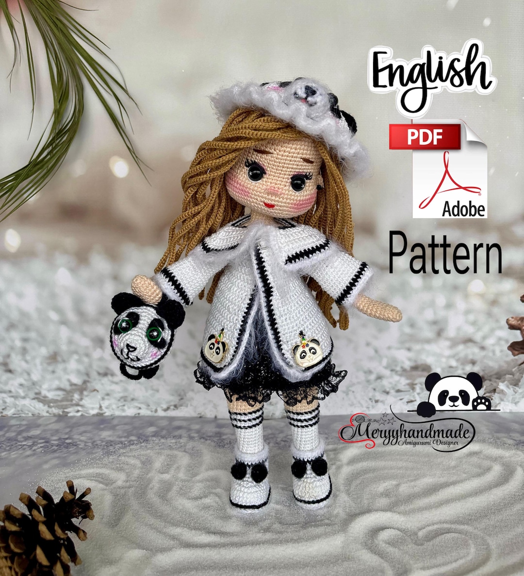 Karla Doll Crochet Doll Patterns,pdf in English,crochet Pattern Doll ...