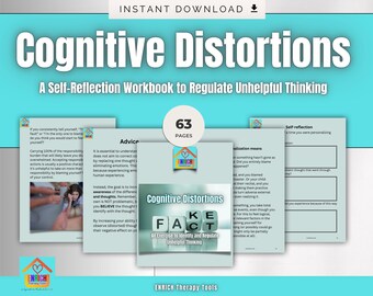 Challenge Negative Thinking Printable Worksheets Boost - Etsy