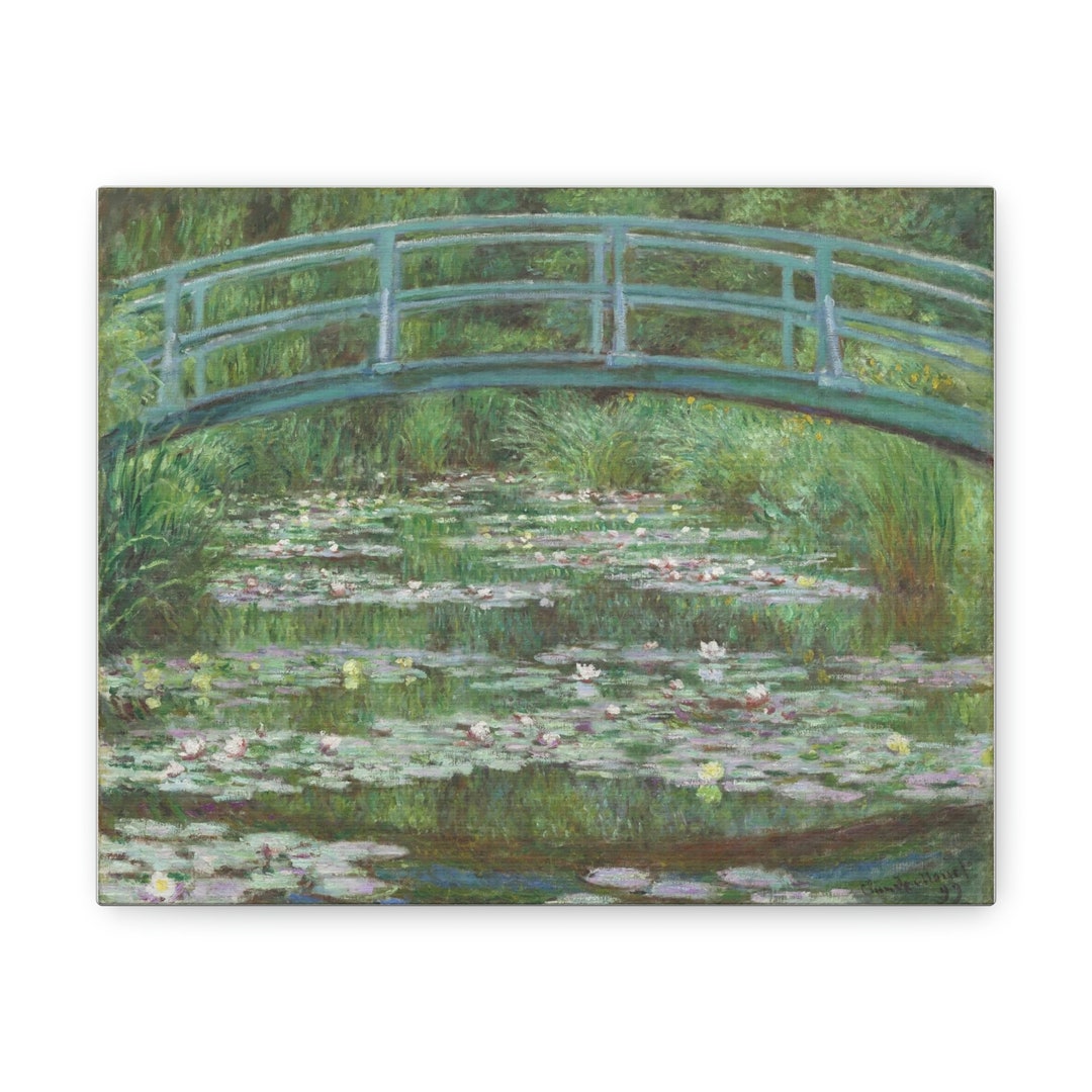 The Japanese Footbridge - Claude Monet - 1899 - High Quality 10" X 8 ...