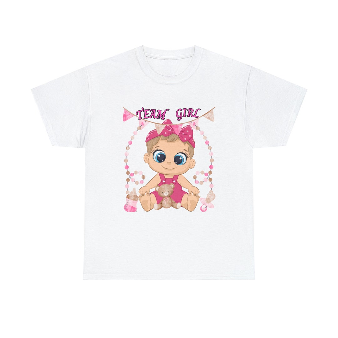Team Girl #1 (gender Reveal) - Etsy
