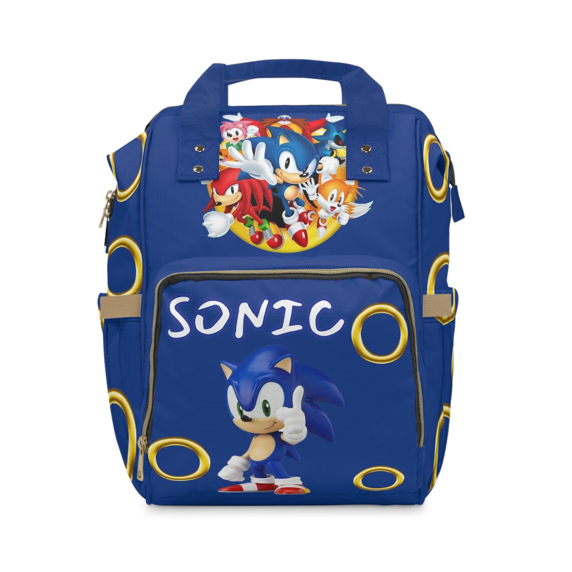 Sonic the Hedgehog diaper Backpack - Etsy