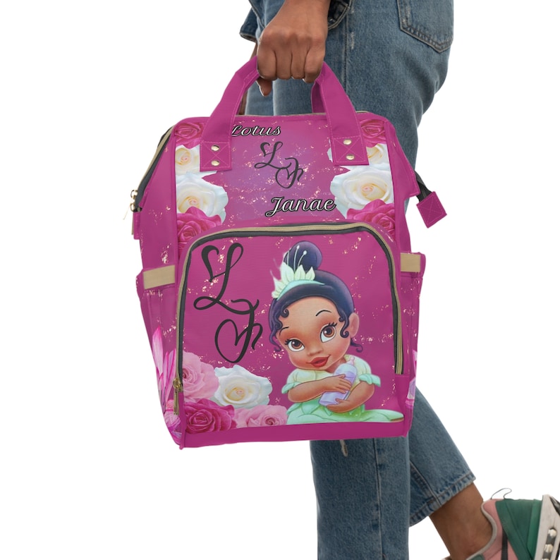 Baby Princess Tiana (lotus Janae) Diaper Backpack - Etsy