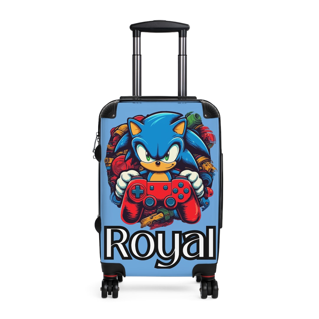 Custom (royal) Sonic Suitcase - Etsy