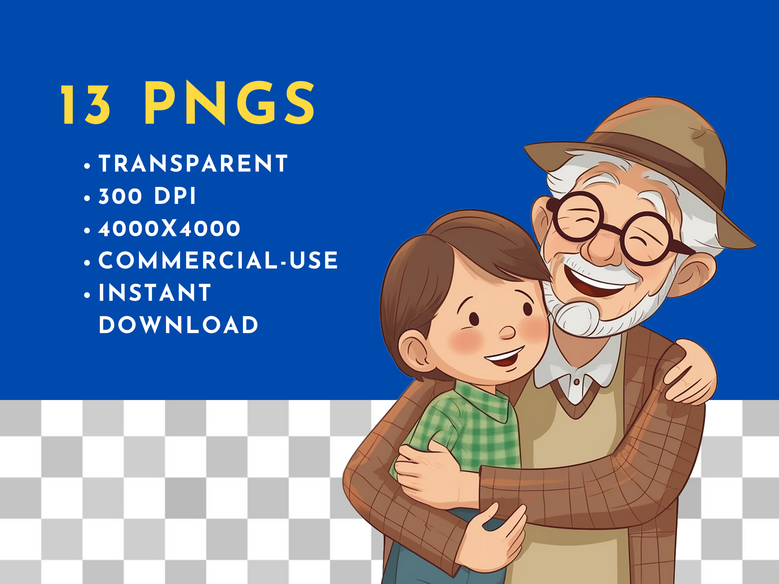 Grandpa Gift Art Thoughtful Fathers Day Present Digital Download ...