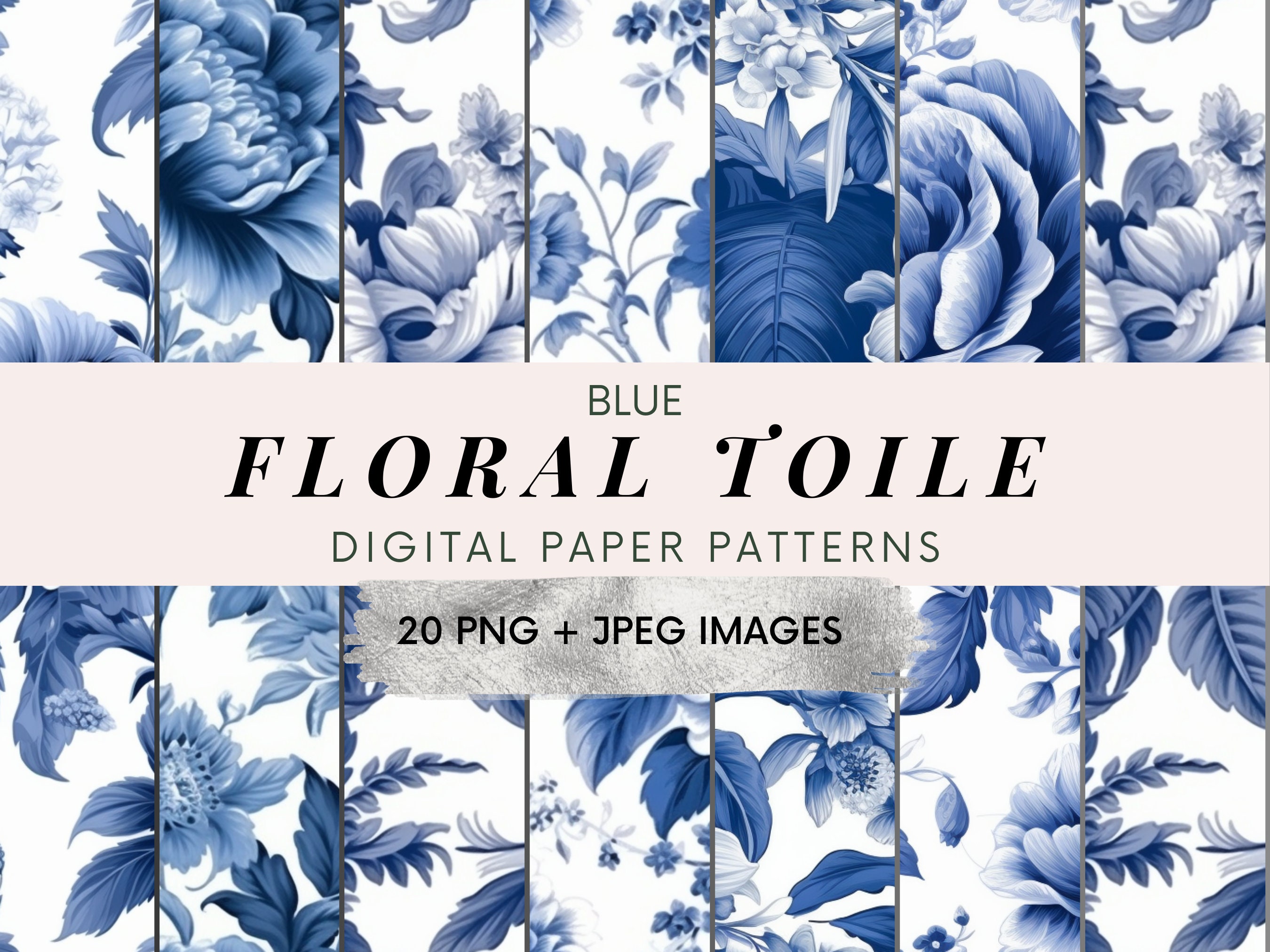 Blue Flower Patterns