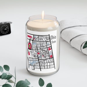 Ohio State Campus Candle, Scented Candle, Ohio State, Ohio State Candle ...