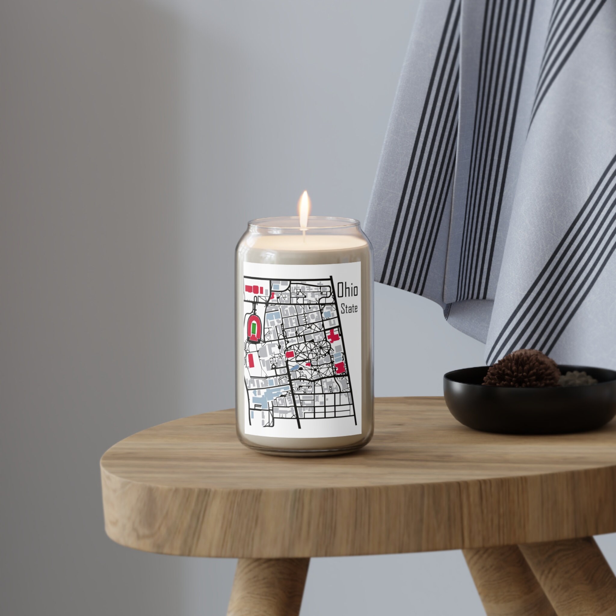 Ohio State Campus Candle, Scented Candle, Ohio State, Ohio State Candle ...