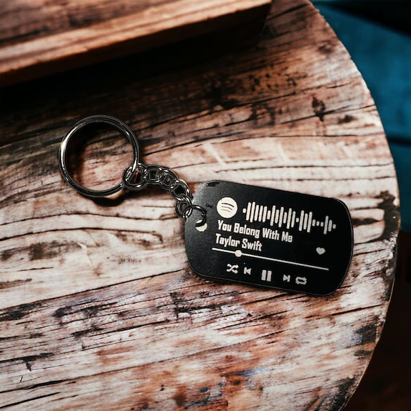 Music Keychain - Etsy