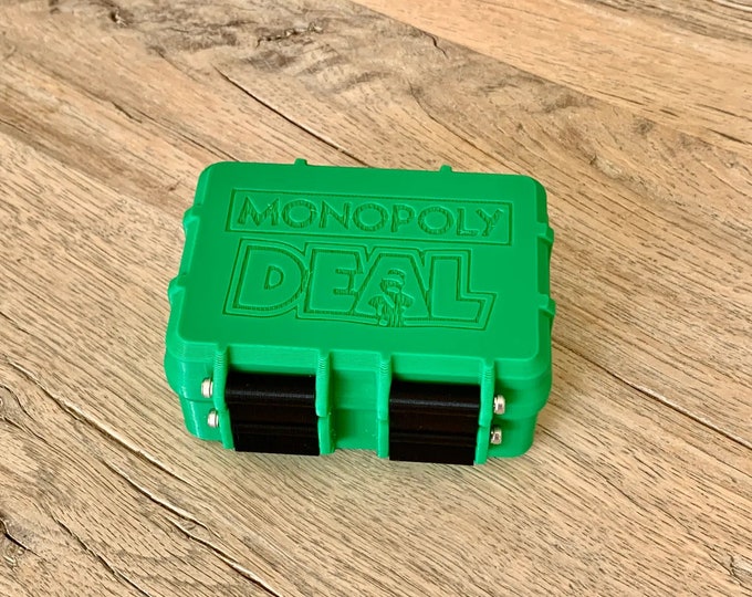 Monopoly Deal Game 3D Printed Rugged Box & Card Holder - Etsy