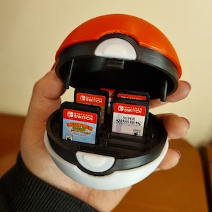 Pokeball Nintendo Switch Game Case for Pokémon and Nintendo Collectors ...