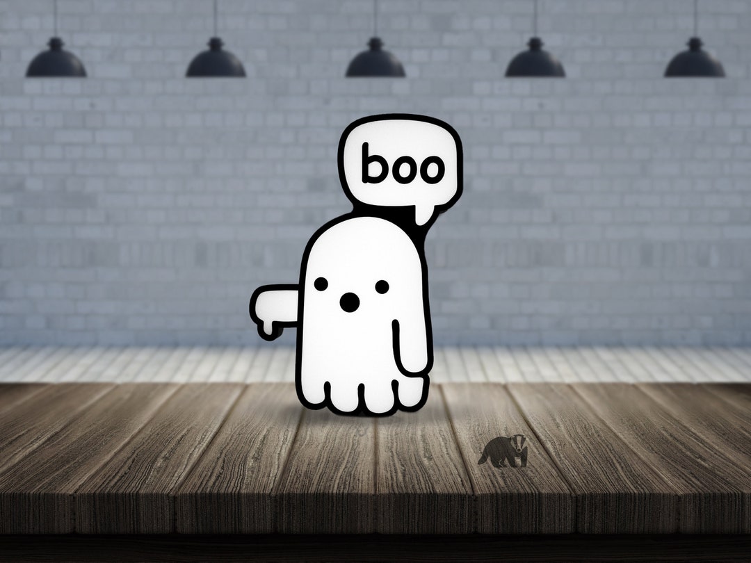 Thumbs Down Boo Ghost LED Light Box Décor, Now With Upgraded LED ...