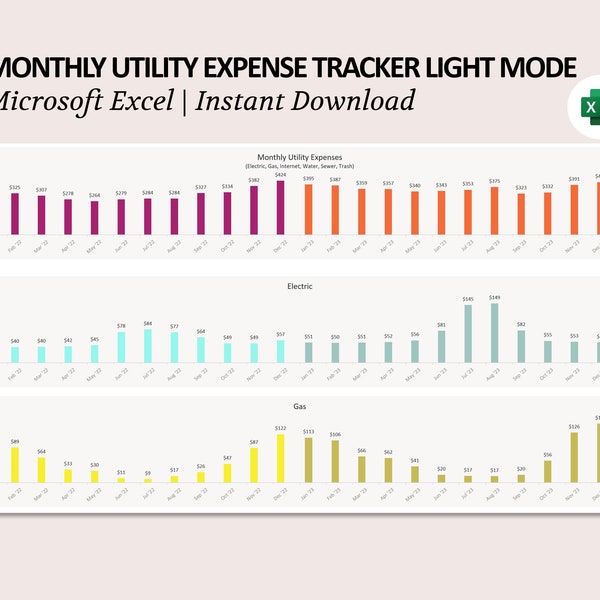 Light Bill Template - Etsy