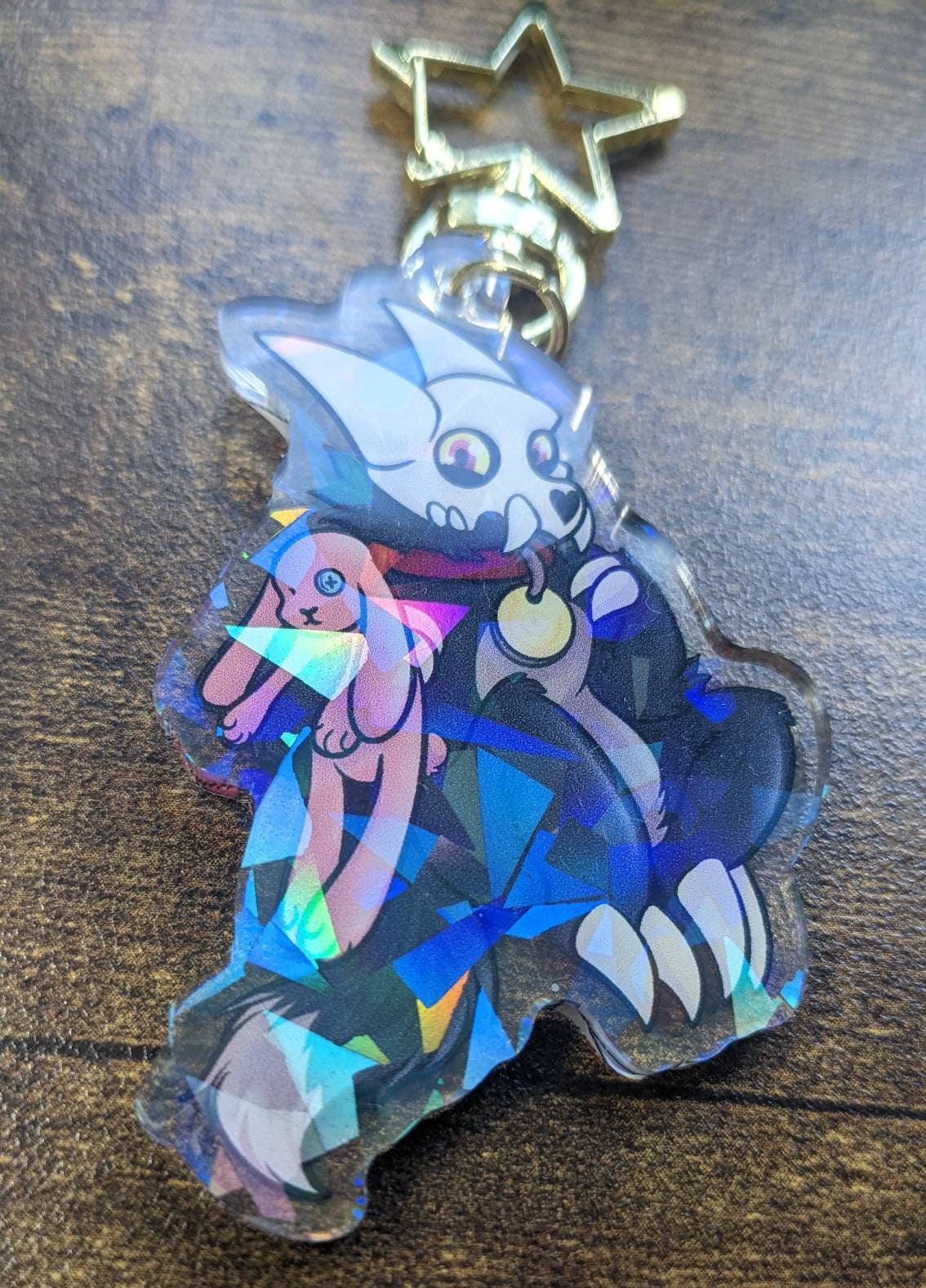 King the Owl House TOH and Francois Keychain Acrylic Double Sided ...