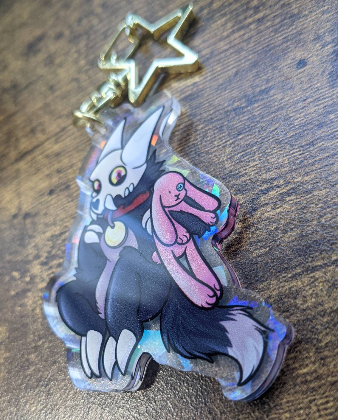 King the Owl House TOH and Francois Keychain Acrylic Double Sided ...