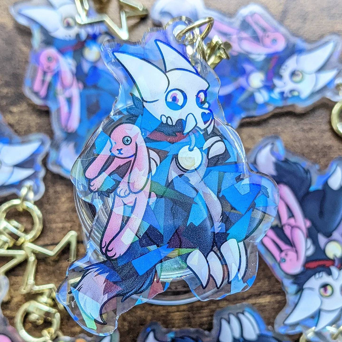 King the Owl House TOH and Francois Keychain Acrylic Double Sided ...