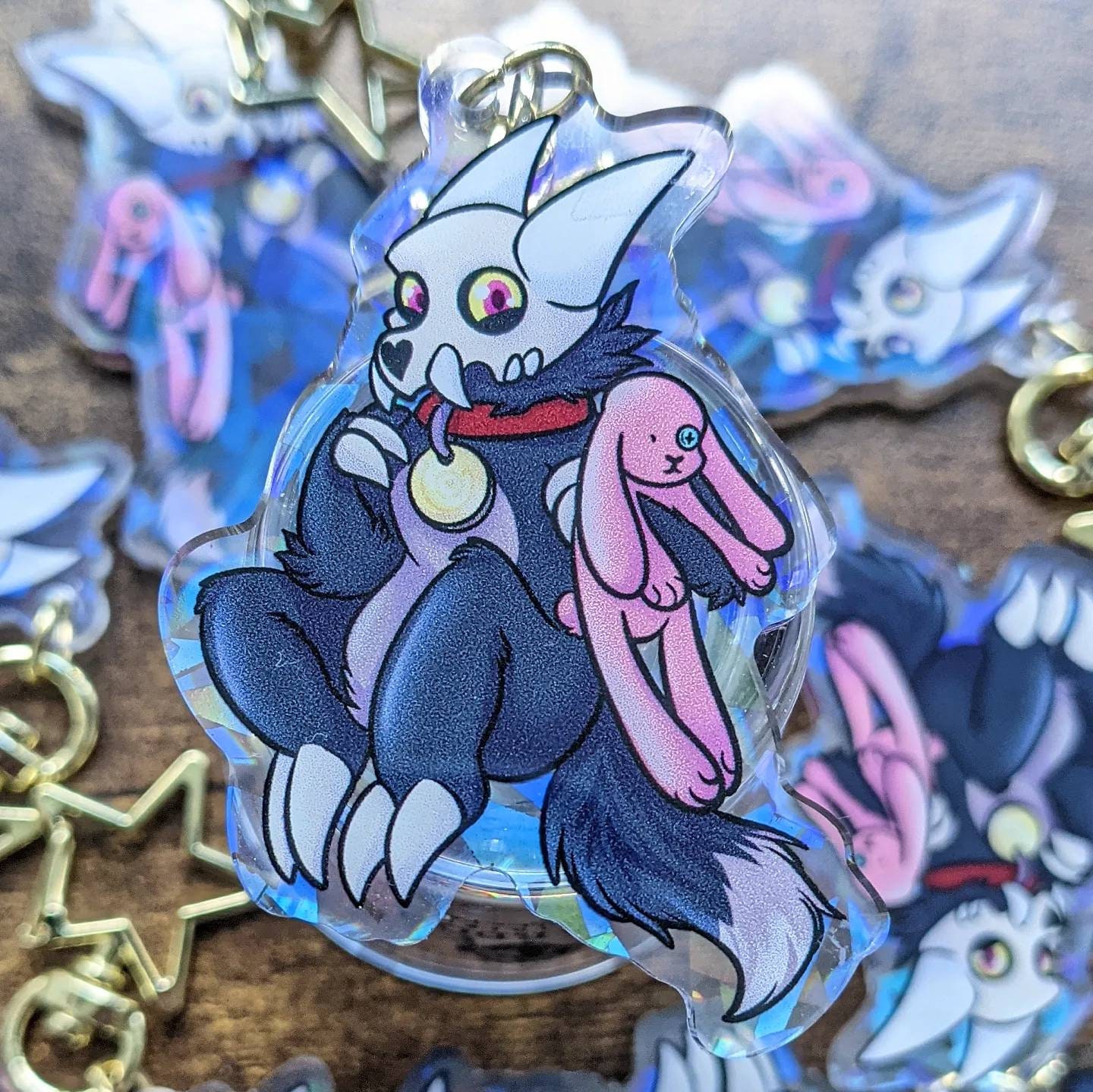 King the Owl House TOH and Francois Keychain Acrylic Double Sided ...