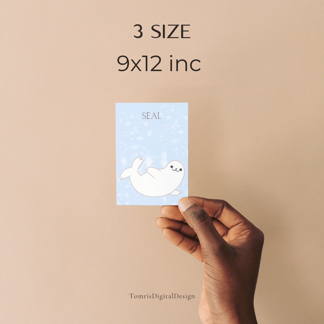 15 Sea Creatures Educational Flash Cards Montessori Cards - Etsy