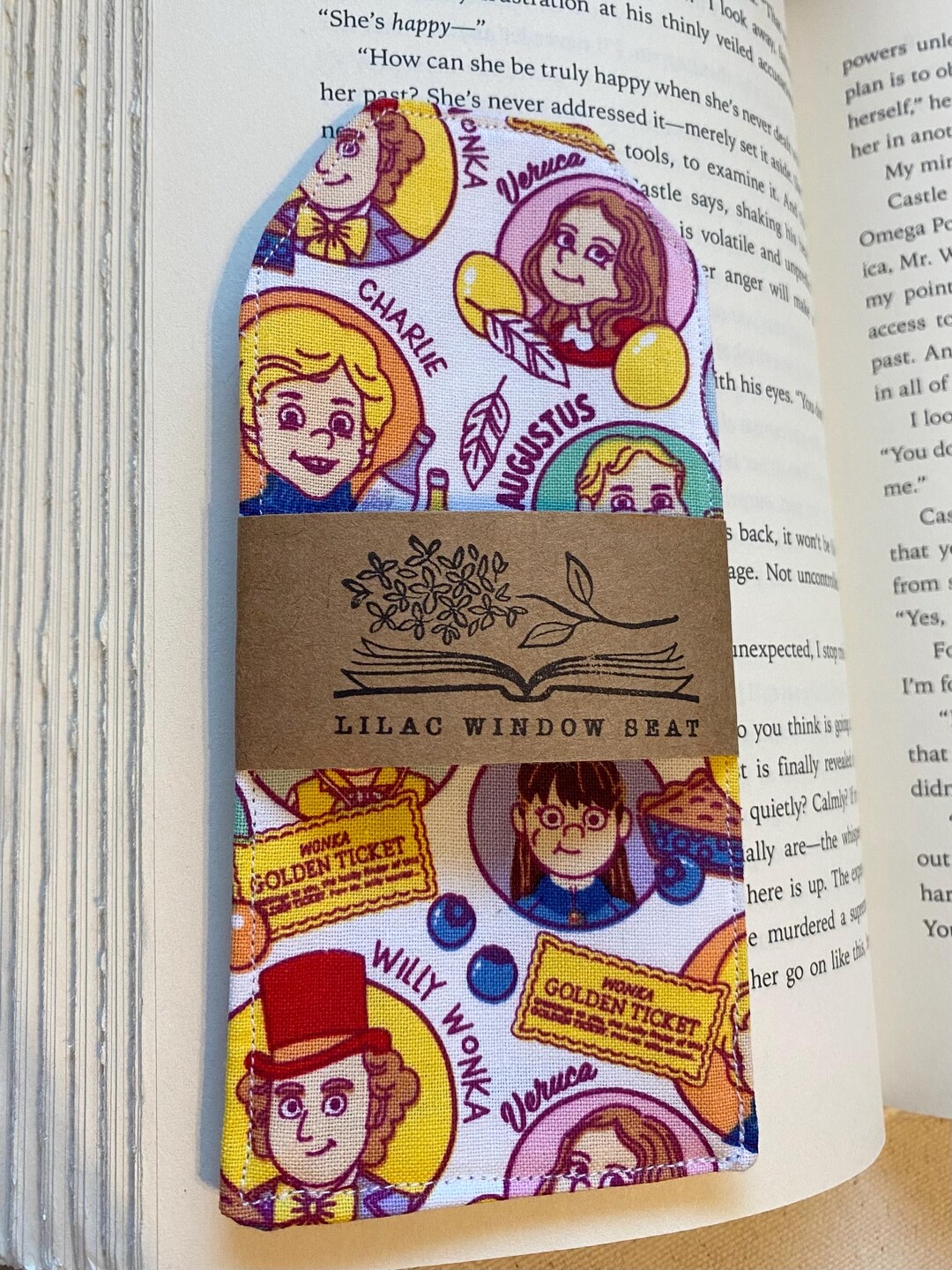 Charlie and the Chocolate Factory Fabric Bookmark - Etsy