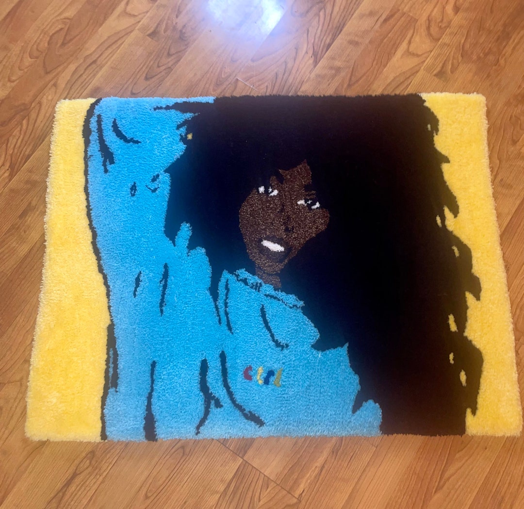 Handmade SZA Tufted Rug - Luxurious Acrylic Yarn Rug With Non-slip ...