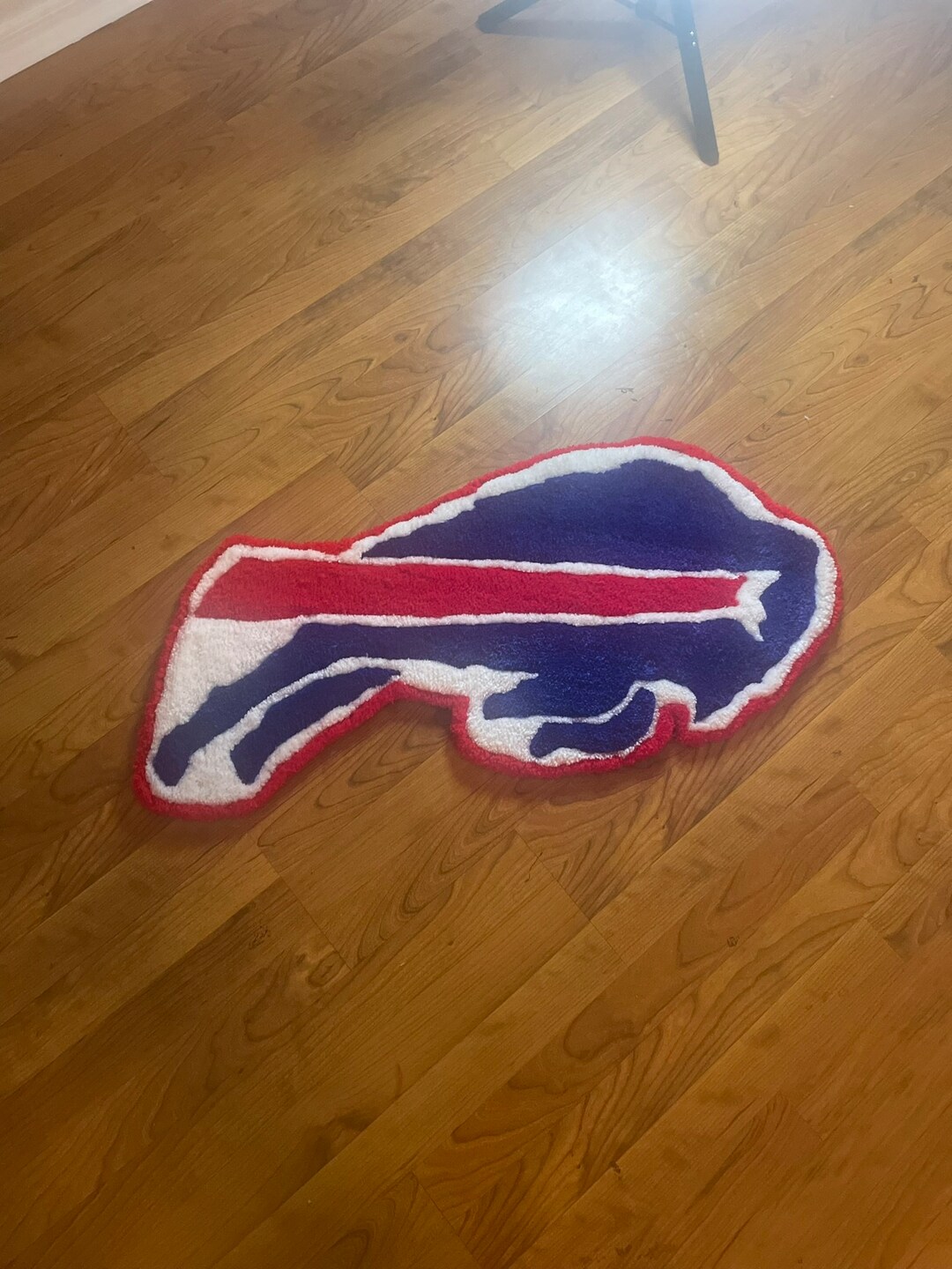 Handmade Buffalo Bills Tufted Rug Acrylic Yarn Non-slip - Etsy