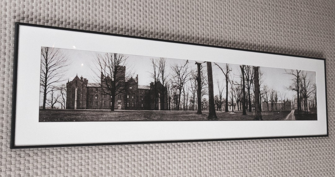 Black and White Kenyon Framed Photo | Vintage Old Extra Large Panoramic ...