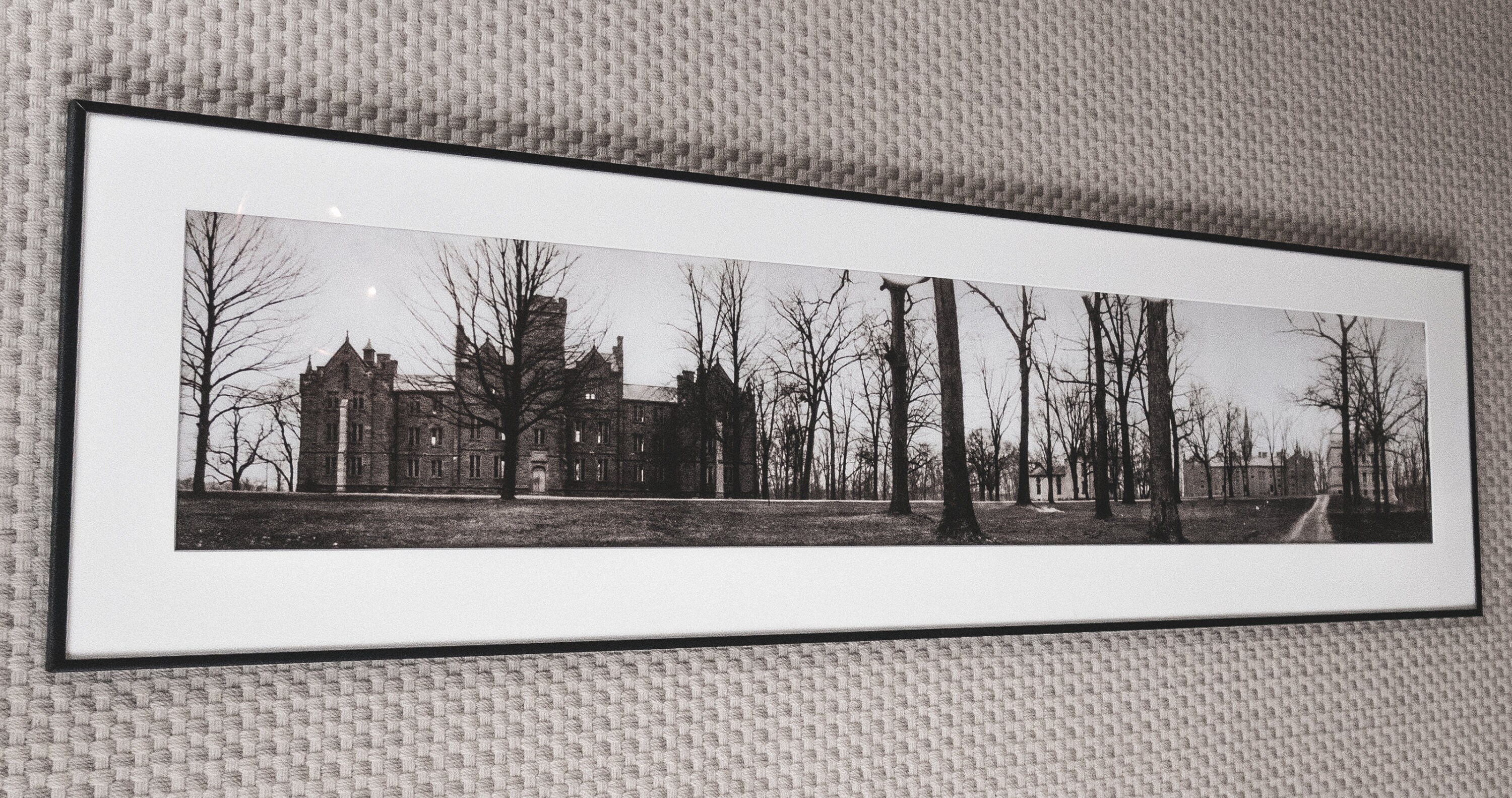 Black and White Kenyon Framed Photo Vintage Old Extra Large Panoramic ...