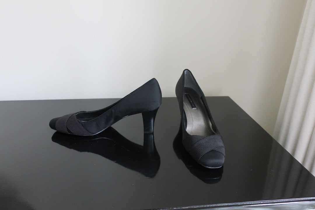 Black Bandolino Pre-owned Heels Shoes Vintage Close Toed Women Footwear ...
