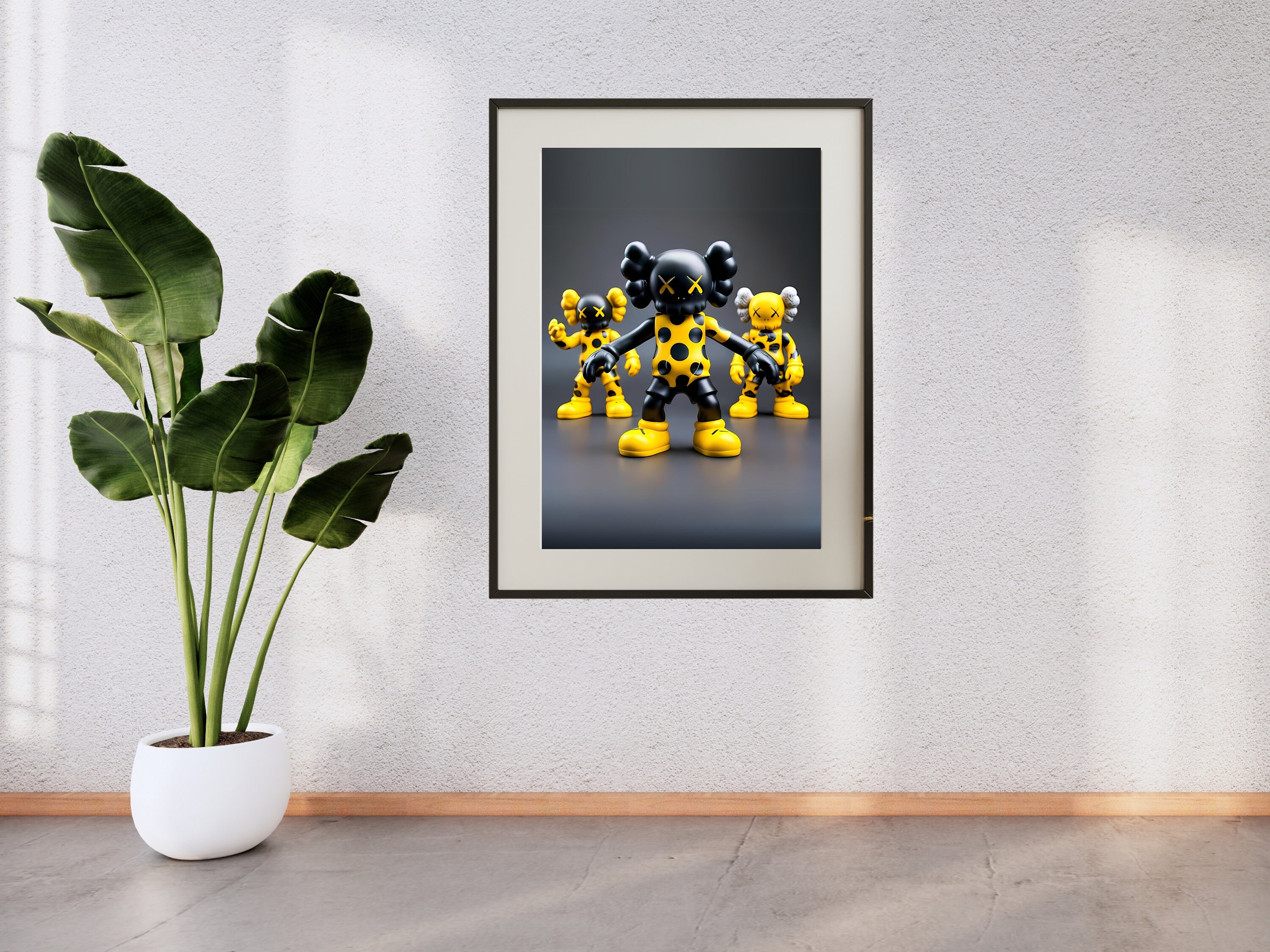 Kaws Chaos Poster, Hypebeast Figure, Graffiti Kaws, Minimal Kaws ...