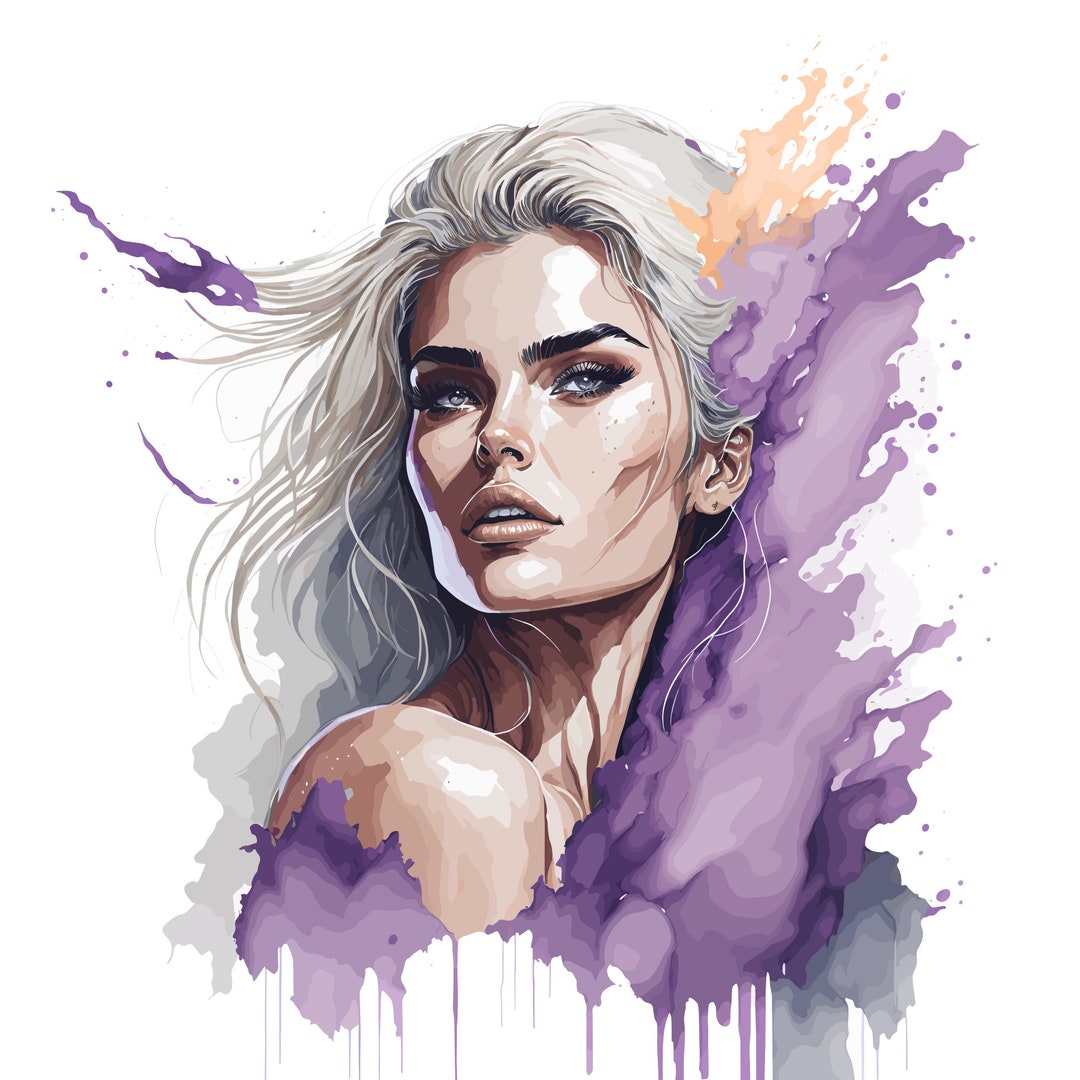 Splash Art Erotik Akt Einer Blonden Frau / Blond Woman - Etsy