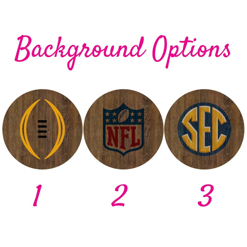 Personalized House Divided Football Door Hanger: Sports Team Sign - Etsy