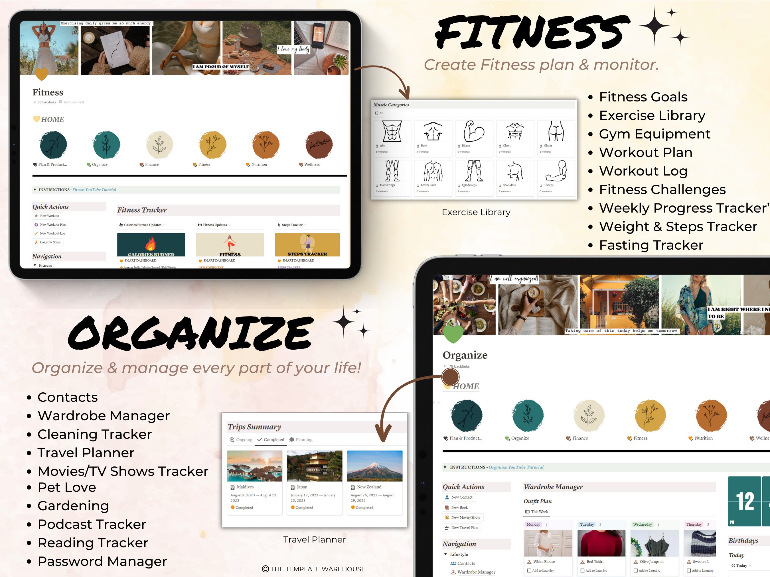 2024 All in One Notion Template, That Girl Dashboard, Notion Ultimate ...