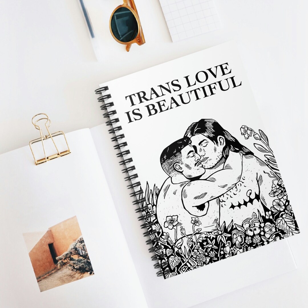 Transgender Pride Writing Journal Cute Notebook Gift for Women - Etsy