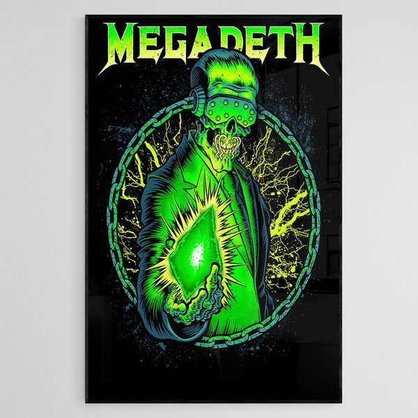 Megadeth Vintage Poster - Etsy