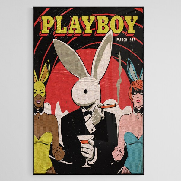 Vintage Playboy Poster - Etsy