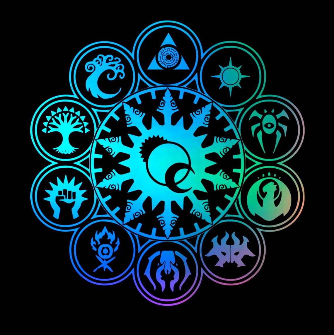 Magic the Gathering / MTG Guilds LED Wall Art: Bluetooth/alexa ...