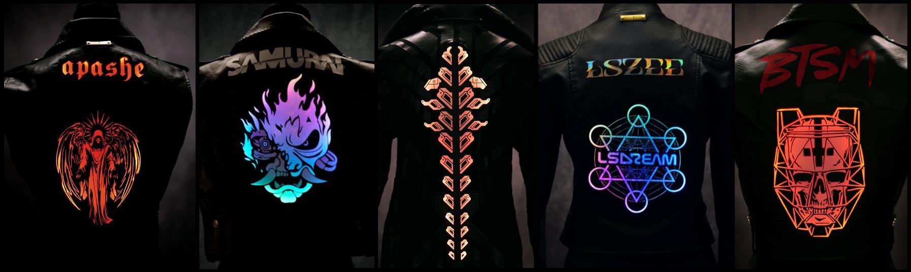 LED Cyberpunk 2077 Sandevistan Jacket W Hood / Edgerunners / Phantom ...