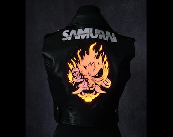 Cyberpunk Cosplay Jacket Samurai Tour Handmade - Etsy
