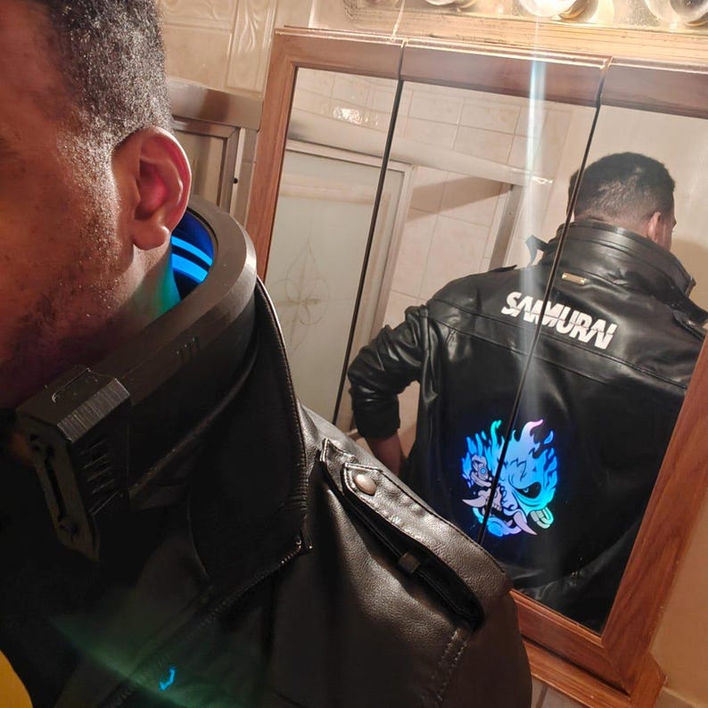 Customized LED Cyberpunk Samurai Cosplay Outfit 200+ RGB Patterns ...