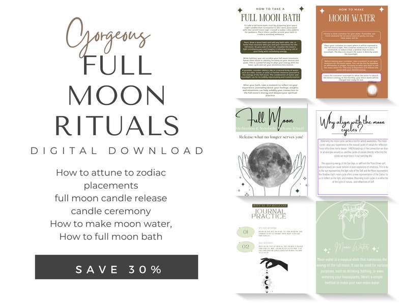 Full Moon Ritual Practice Moon Manifesting Moon Rituals Full Moon ...