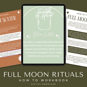 Full Moon Ceremony Full Moon Manifesting Moon Rituals Full Moon Journal ...