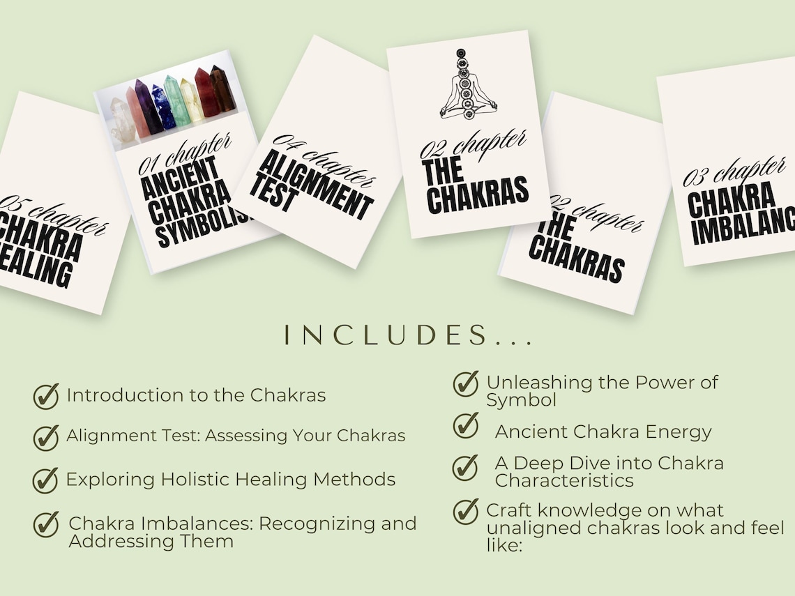 Chakra Healing Workbook Printable | 7 Chakra Energy Alignment Journal ...