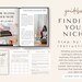 Finding Your Niche Guide Workbook MRR License Editable Canva Template ...