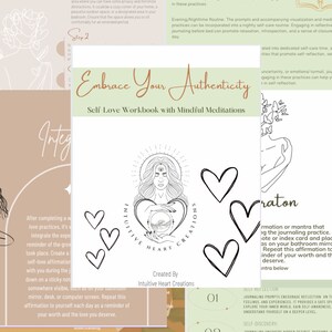 12 Day Self Love Journal Downloadable Mindfulness Practice Digital ...